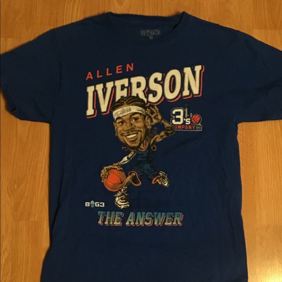 BIG3 | Other | Allen Iverson 3s The Answer T Shirt | Poshmark